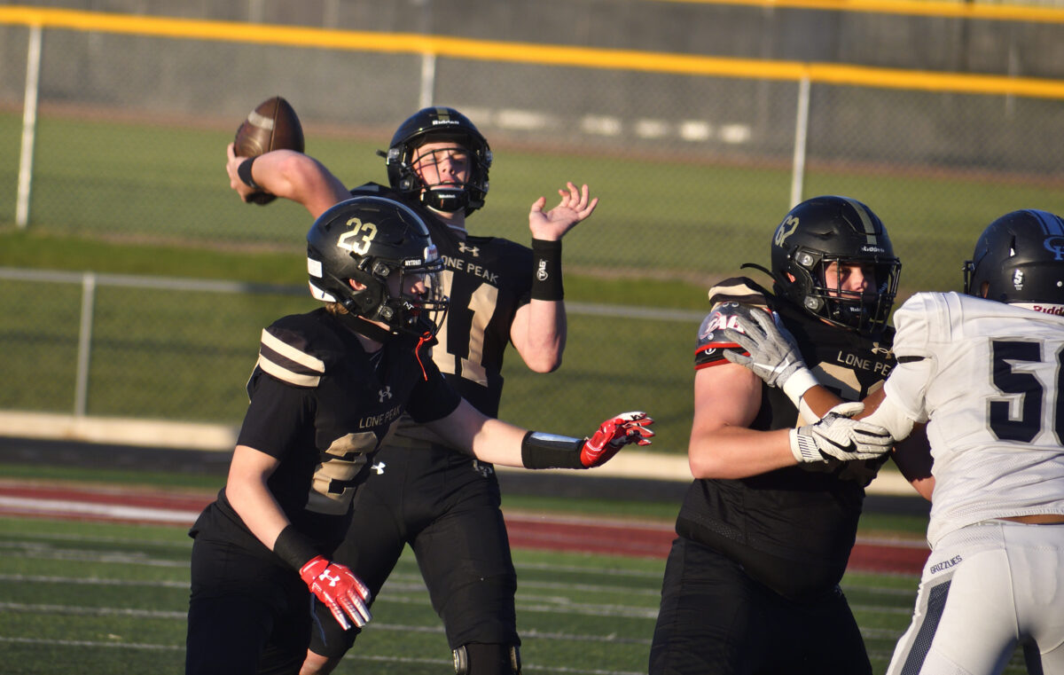 Find a way to win: Lone Peak football overcomes poor start to pull away ...